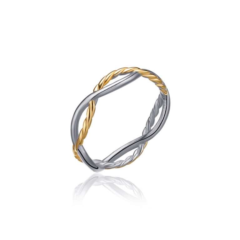 Interlocking Double Band Ring | CF Jewelry